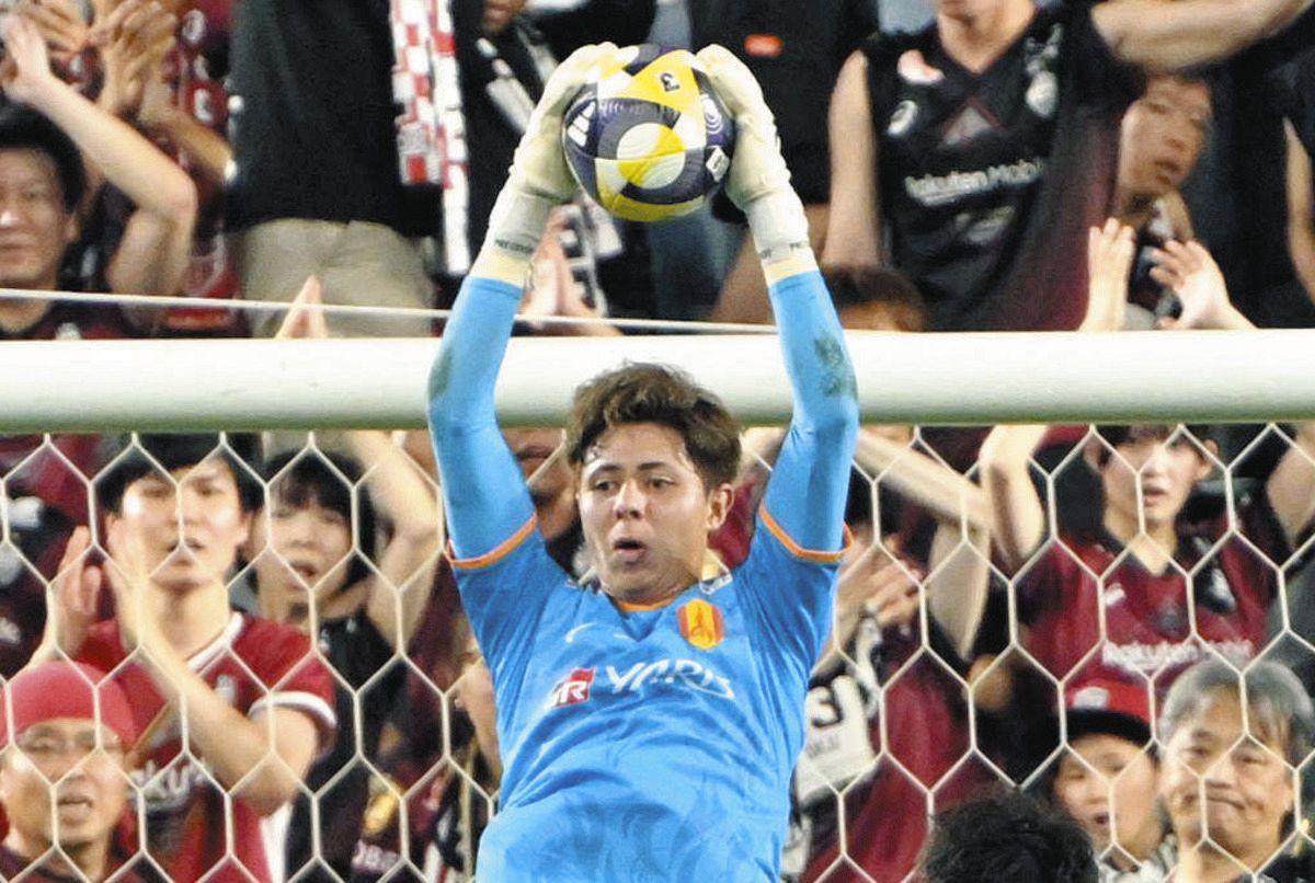 名古屋グランパス・DF原輝綺、今季J1初ゴールは空砲…神戸のハイプレスにGKピサノ「今までにない圧」”不敗神話”も崩壊(中日スポーツ)：グランパス ウォッチャー